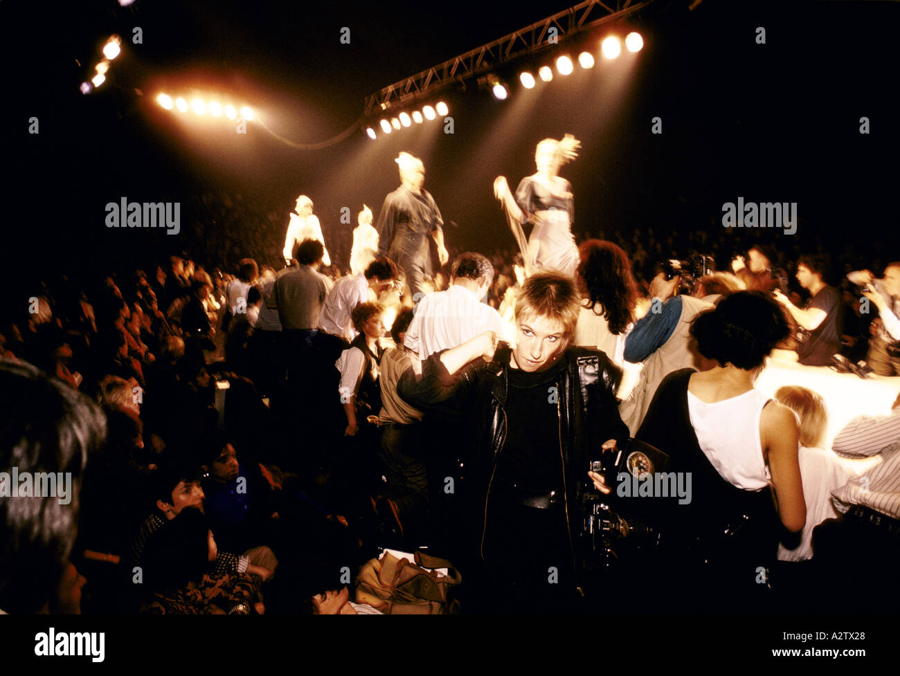 london fashion show photographers models Stock Photo - Alamy