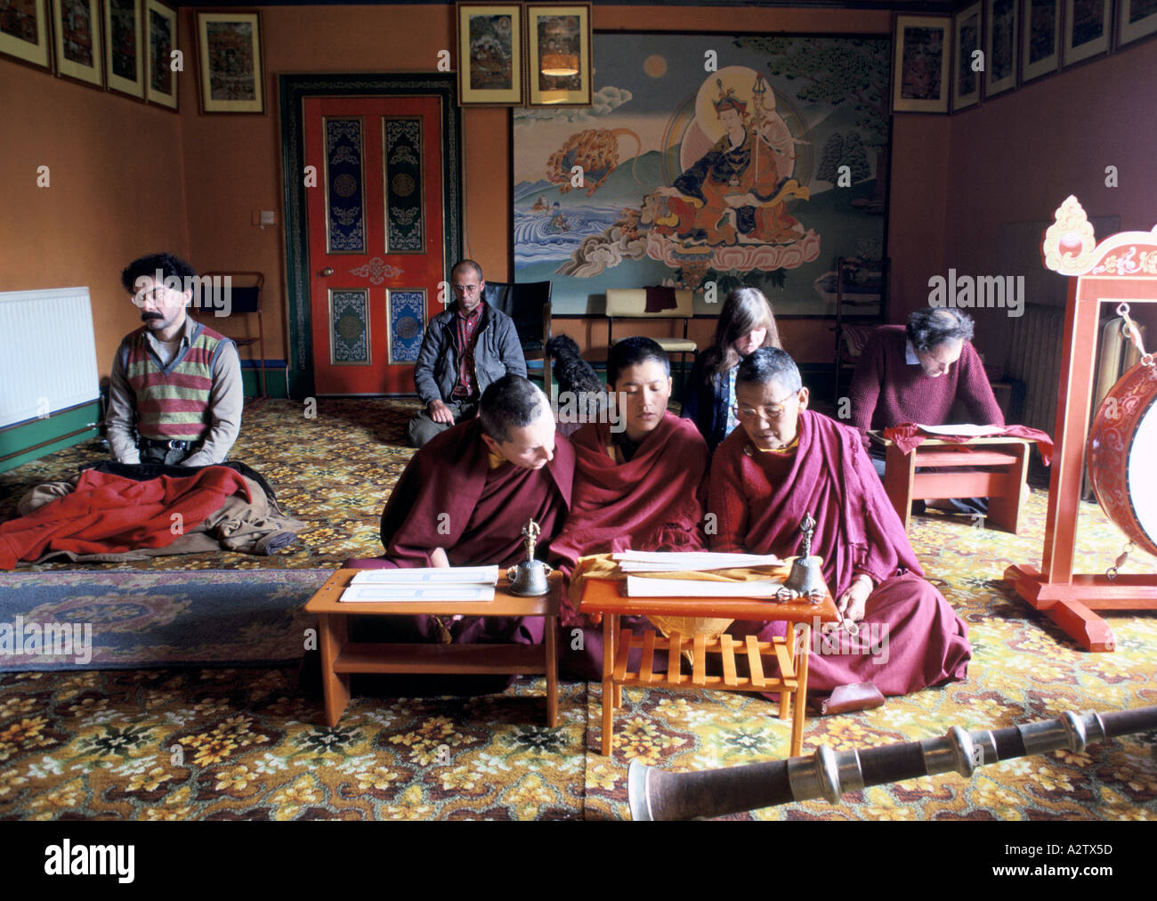 buddists samye ling Stock Photo - Alamy