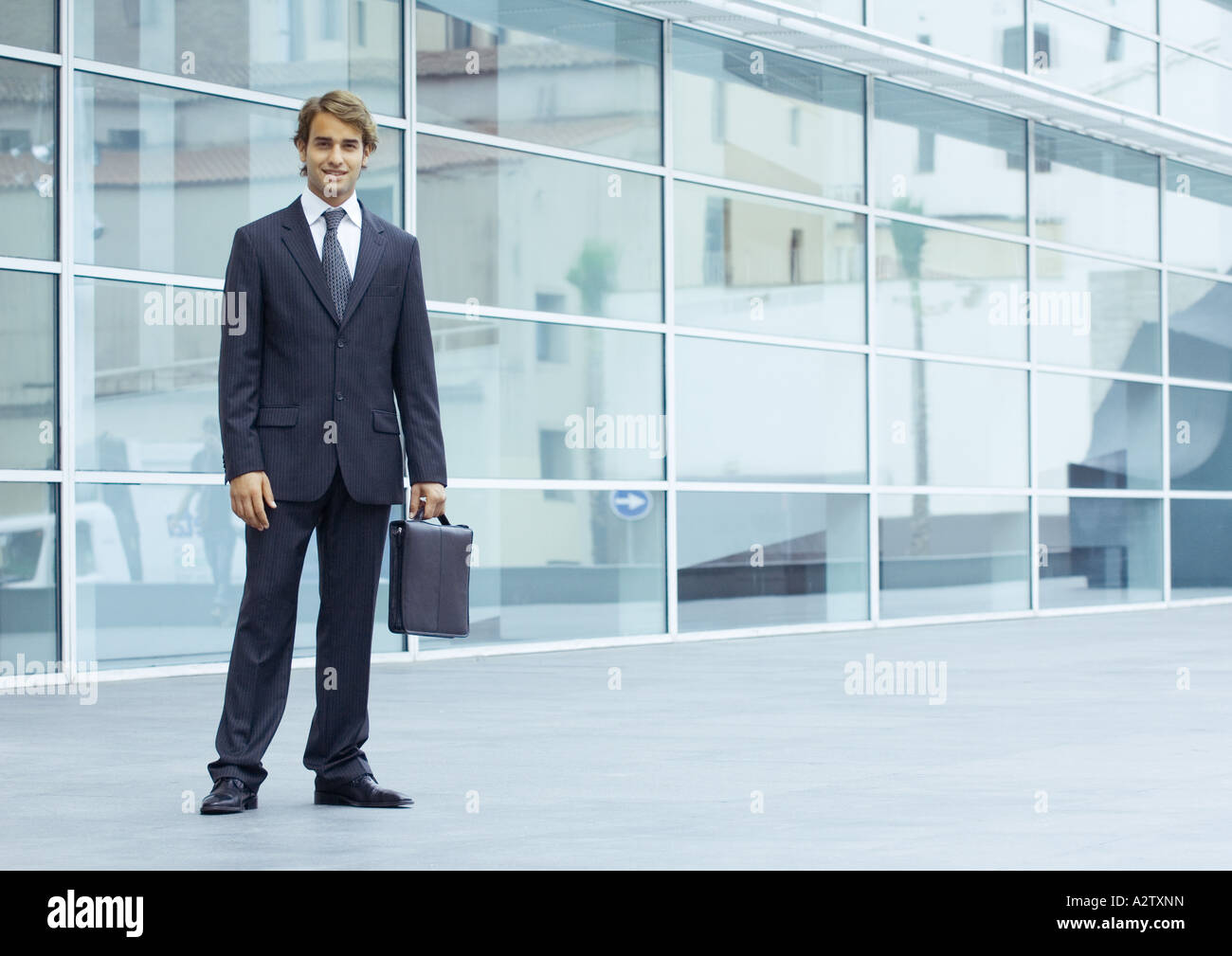 Businessman, full length portrait Stock Photo - Alamy