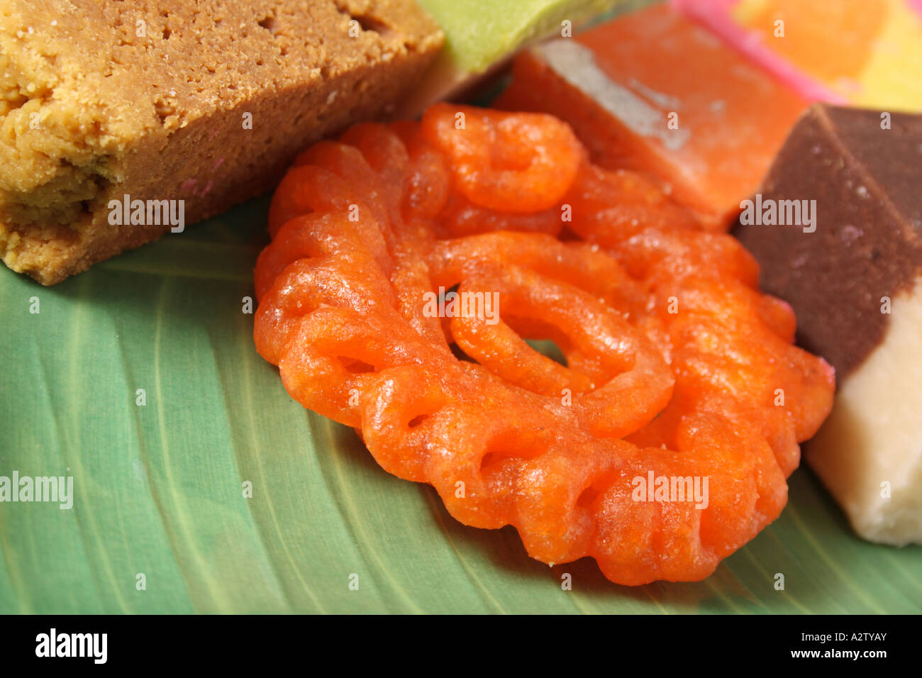 Jalebi type indian sweet hi-res stock photography and images - Alamy