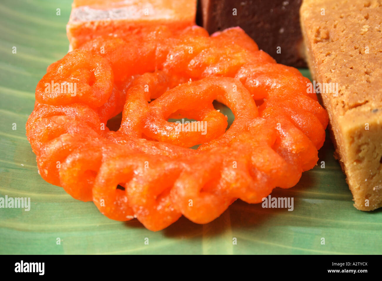 jalebi a type of indian sweet Stock Photo - Alamy