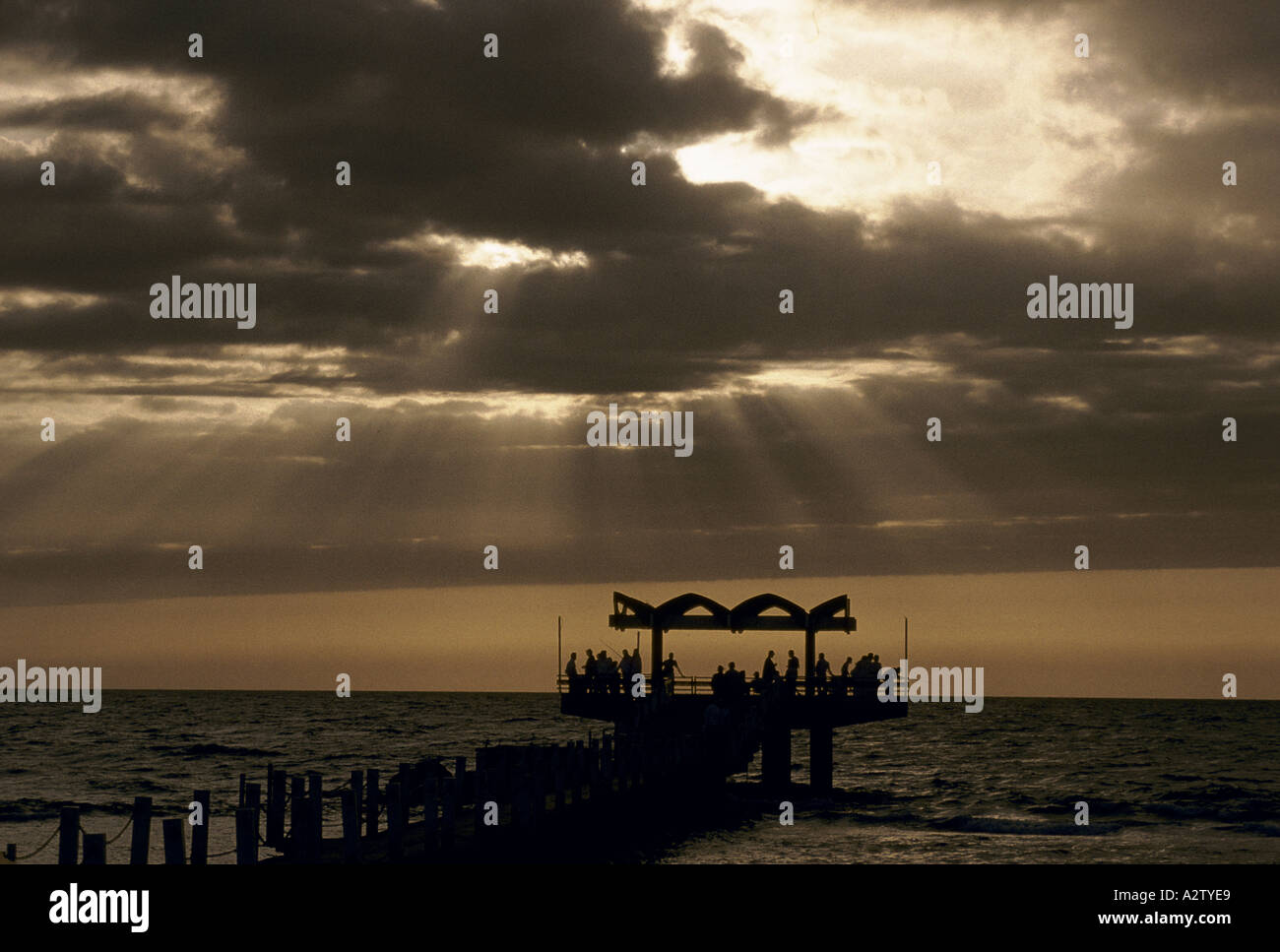 sunset over jeddah saudi arabia 1995 Stock Photo - Alamy