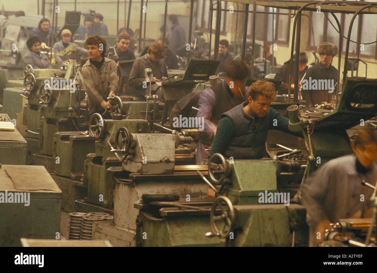 oil refinery ploiesti romania 1990 Stock Photo - Alamy