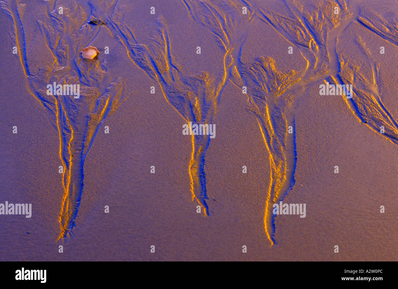 Gold Blue Beach Design Stock Photo - Alamy