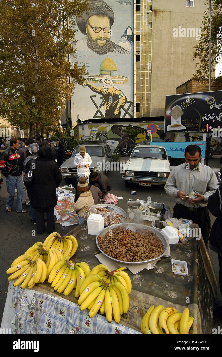 Large billboards with Iranian propaganda regarding the Israeli ...