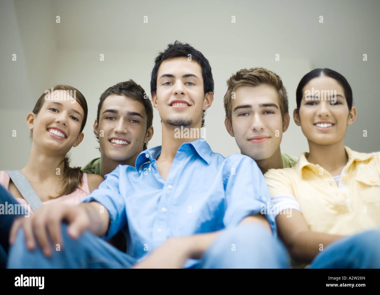 Group of teenage friends, portrait Stock Photo - Alamy