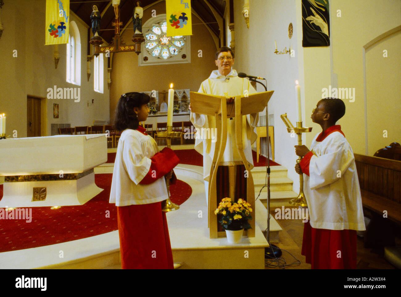 Catholic lectern hi-res stock photography and images - Alamy
