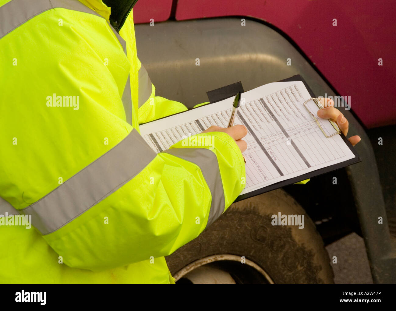Road side inspection, Men at work. Road engineering people.Health and ...