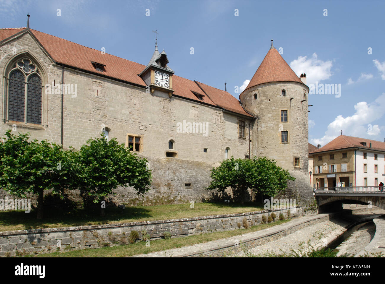 Yverdon chateau hi-res stock photography and images - Alamy