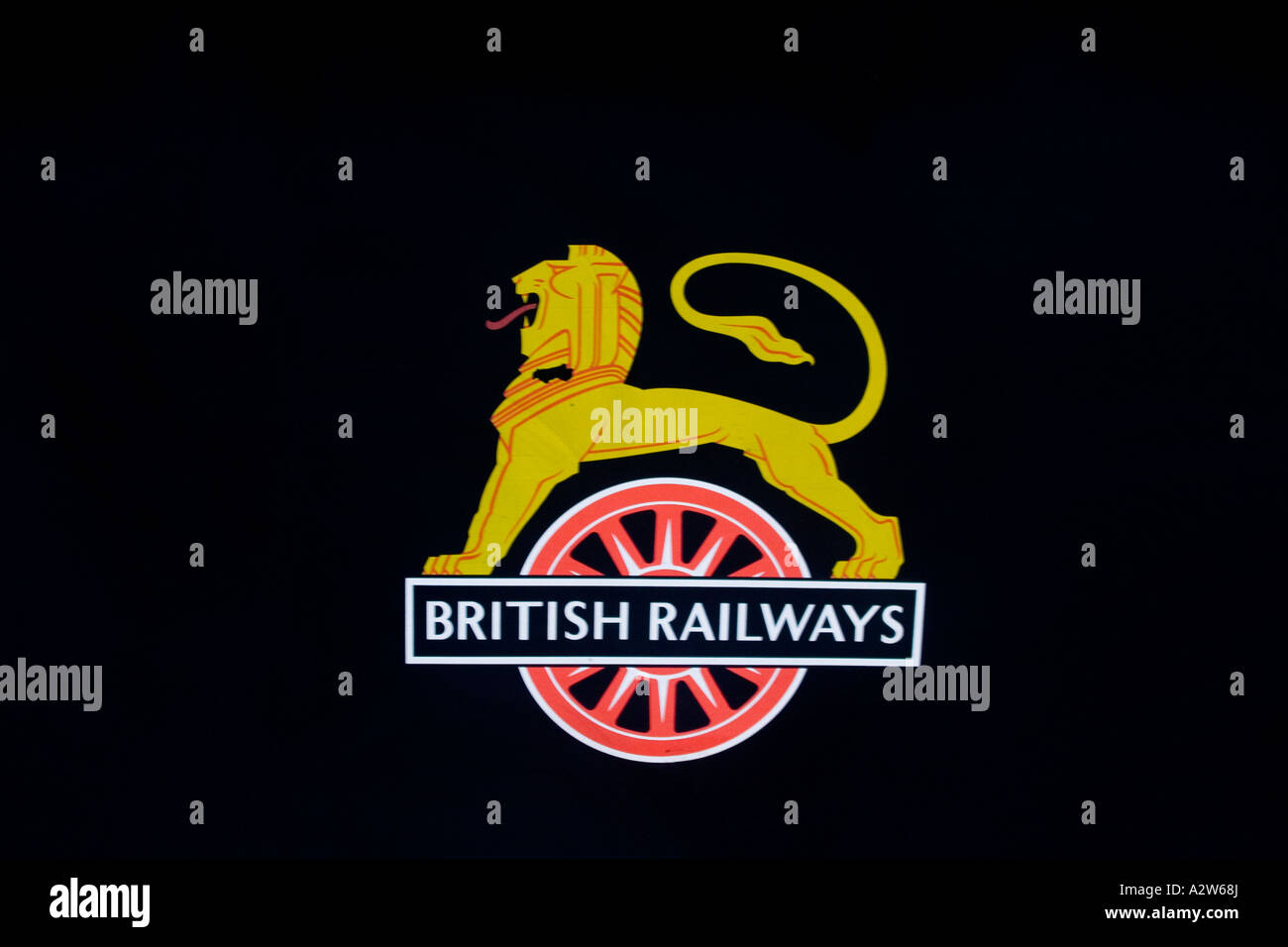 British Railways old logo Stock Photo - Alamy