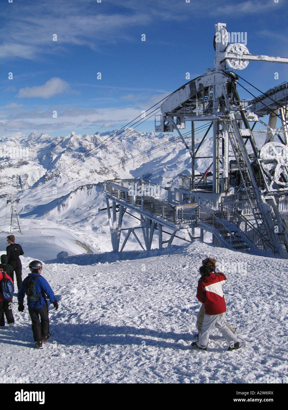 SKI resort of Val d'Isere, French Alps Stock Photo - Alamy