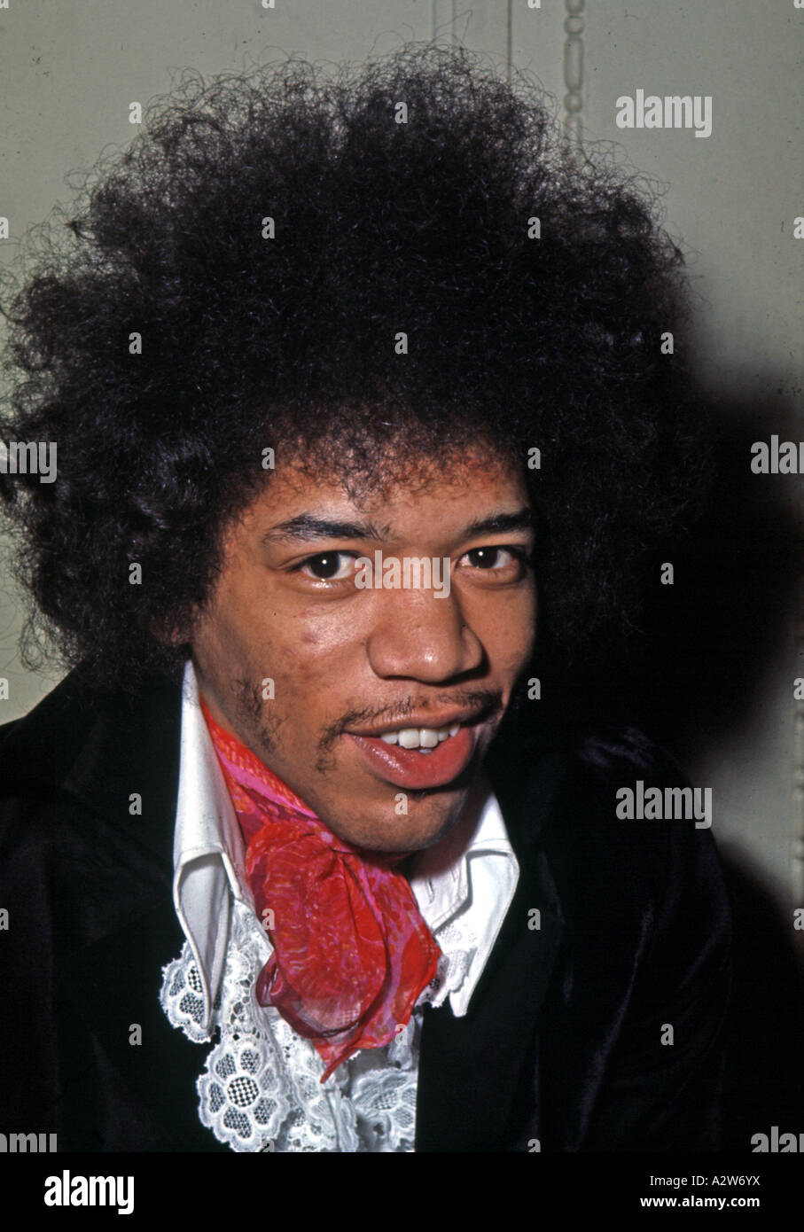 JIMI HENDRIX US rock musician Stock Photo - Alamy