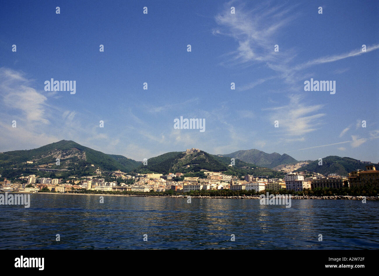 Cityscape from sea Stock Photo - Alamy
