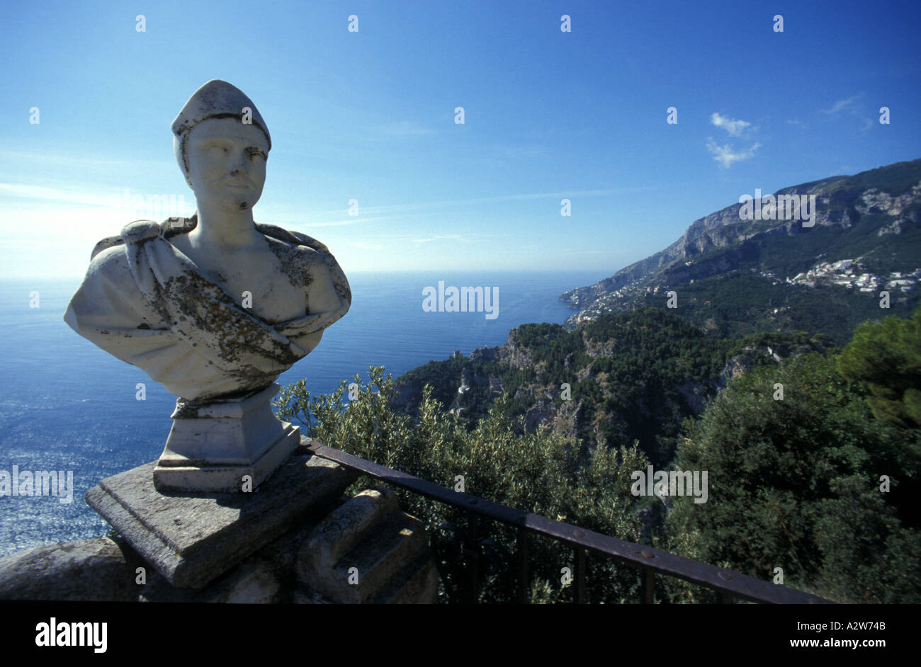 Belvedere villa cimbrone ravello campania hi-res stock photography and ...