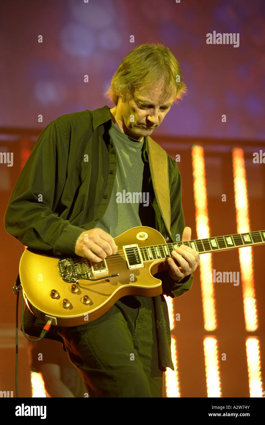 Roger Waters in live music stage concert performance playing the Dark ...