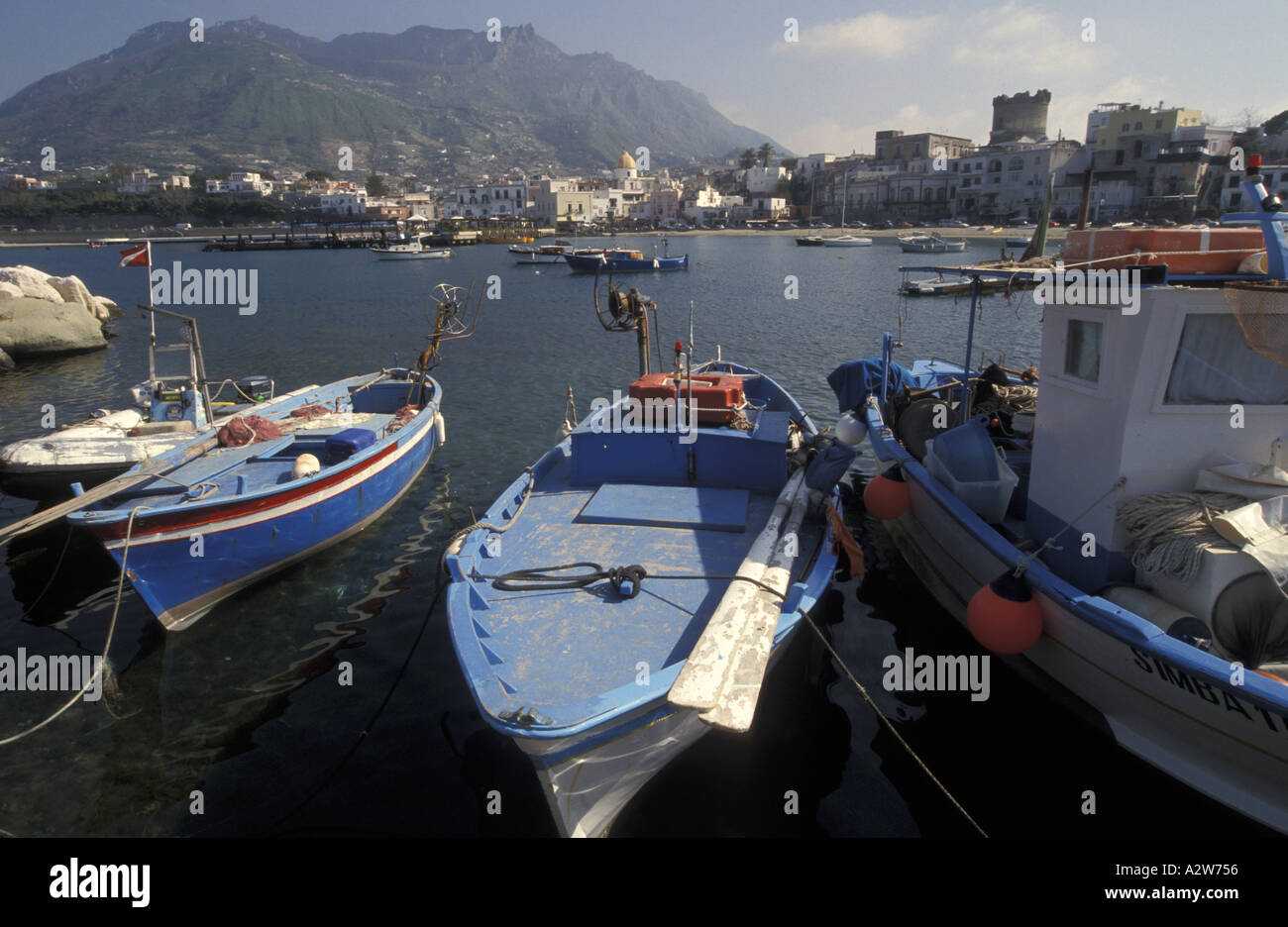 Port of Forio Stock Photo - Alamy