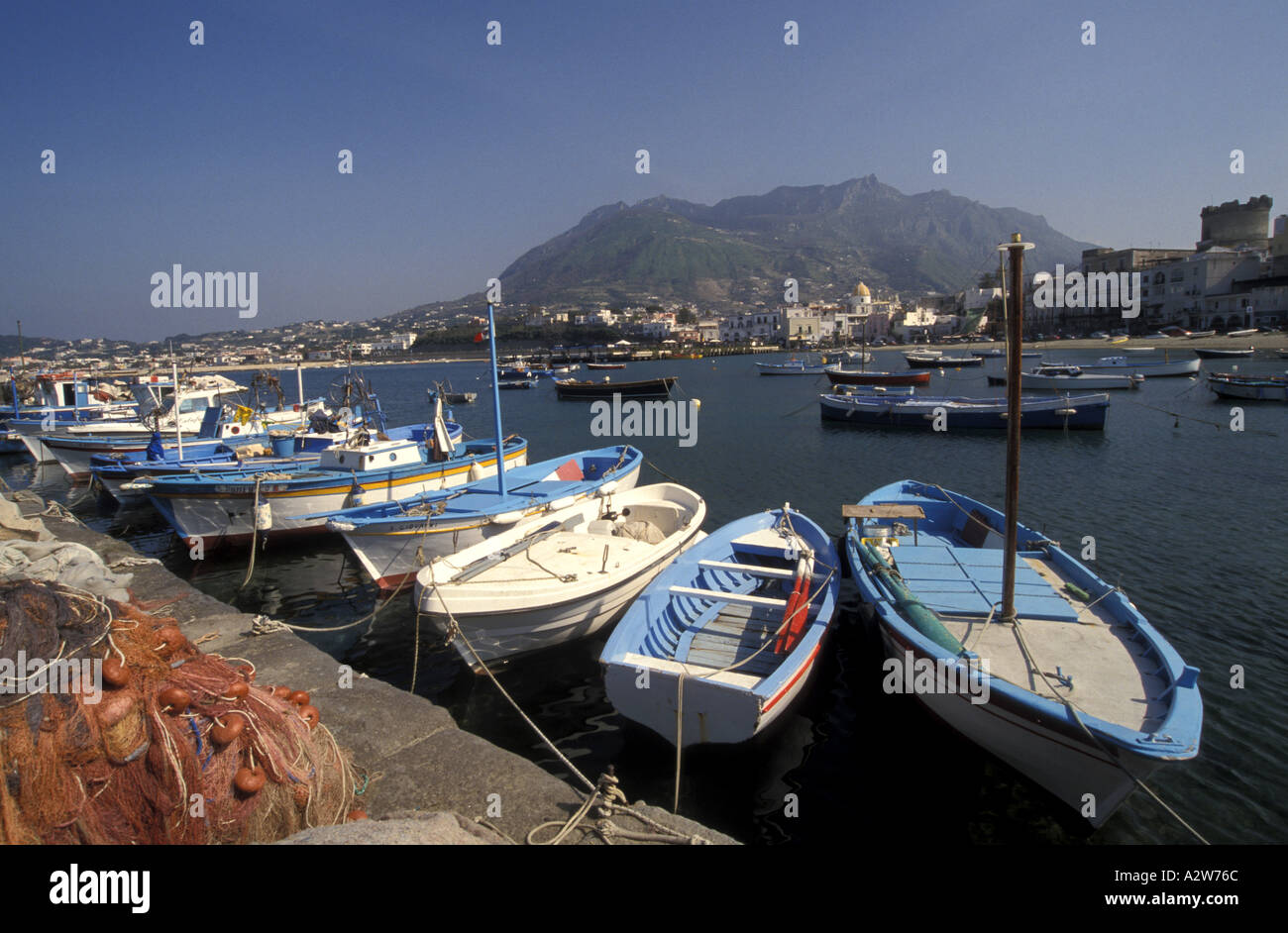 Port of Forio Stock Photo - Alamy