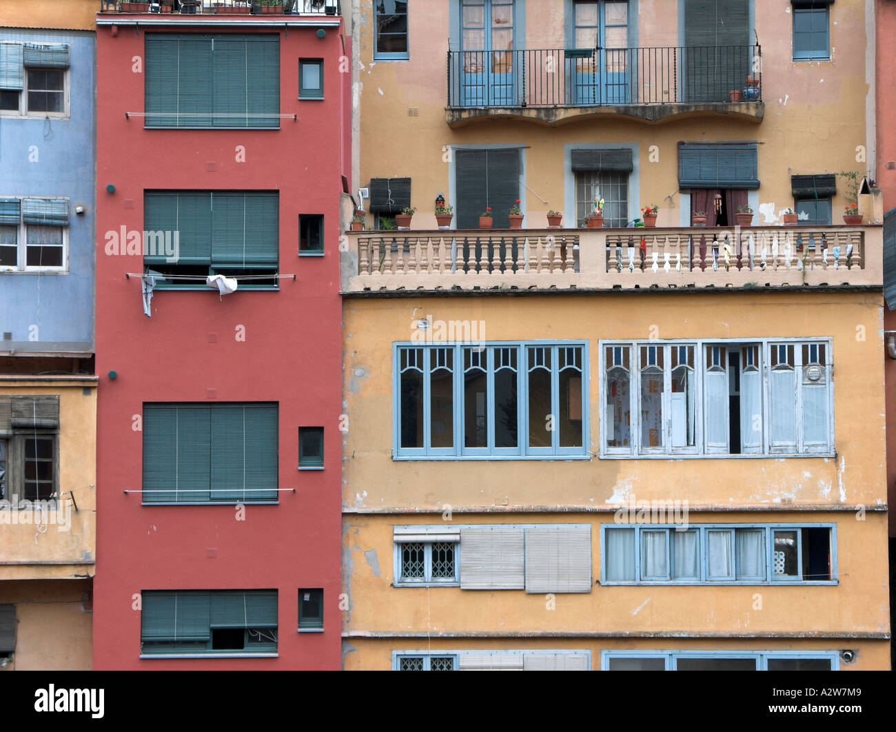 Spanish housing project Girona Catlania Spain September 2004 Stock ...