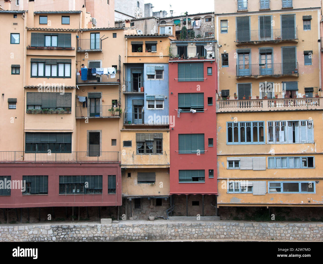 Spanish housing project Girona Catlania Spain September 2004 Stock ...