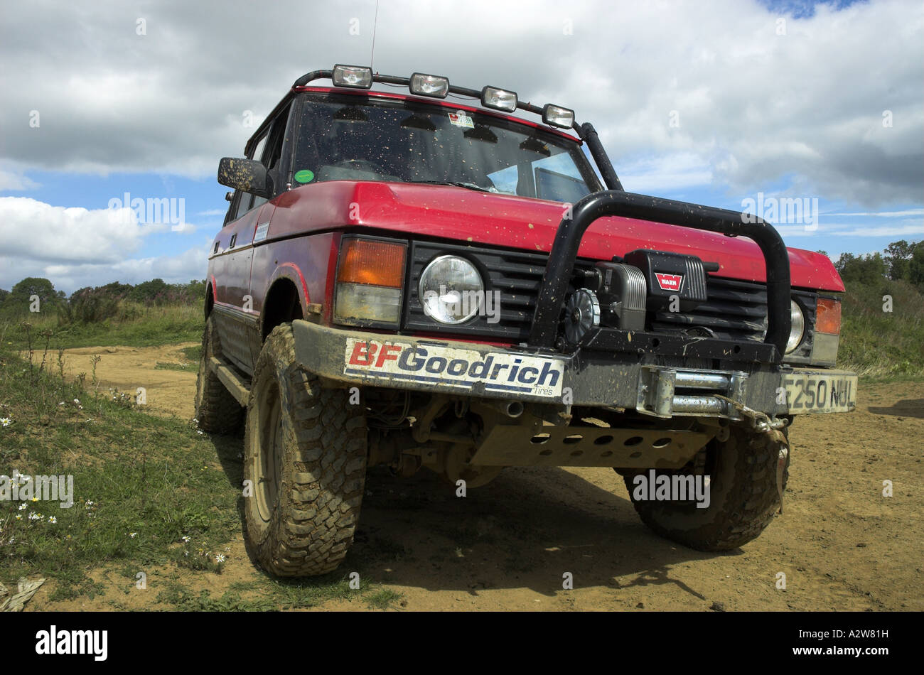 Range Rover off-road vehicle Stock Photo - Alamy