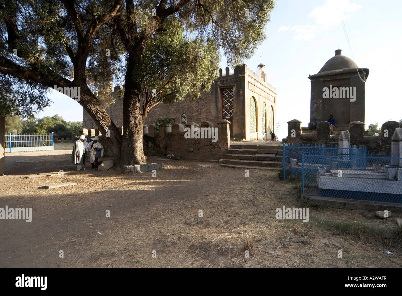 St Mary of Zion old church in Aksum or Axum Ethiopia Africa Stock Photo ...