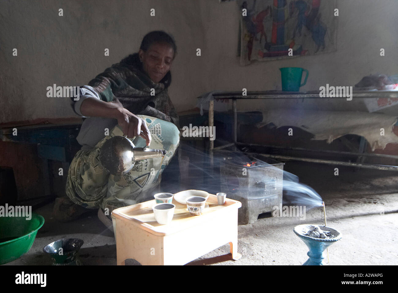 Traditional coffee making ethiopia africa hi-res stock photography and ...