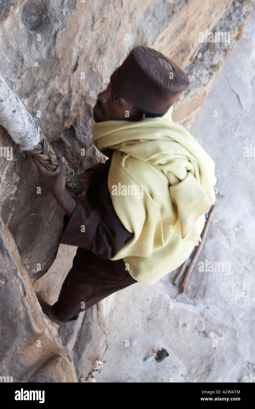 Ethiopian monk landscape hi-res stock photography and images - Alamy