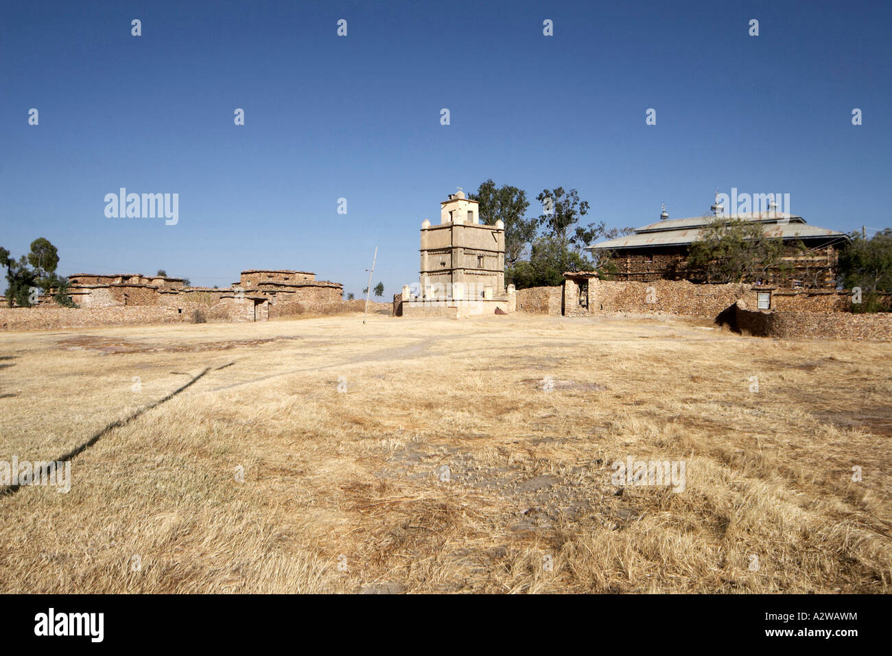 Debre Damo mountain cliff top monastery northern Ethiopia Africa Stock ...