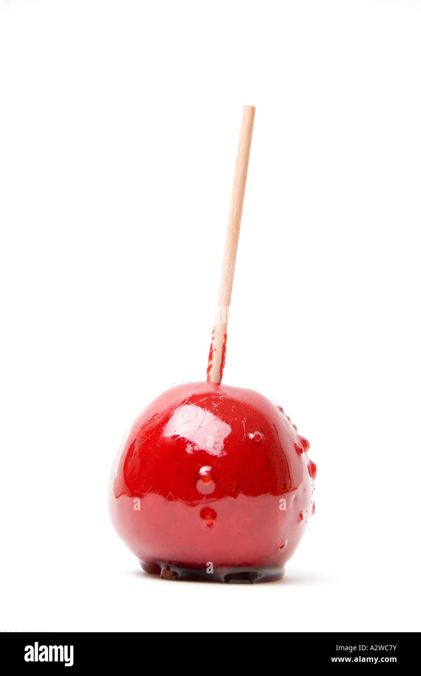 red candied apple - Red Candy Apples Stock Photo - Alamy