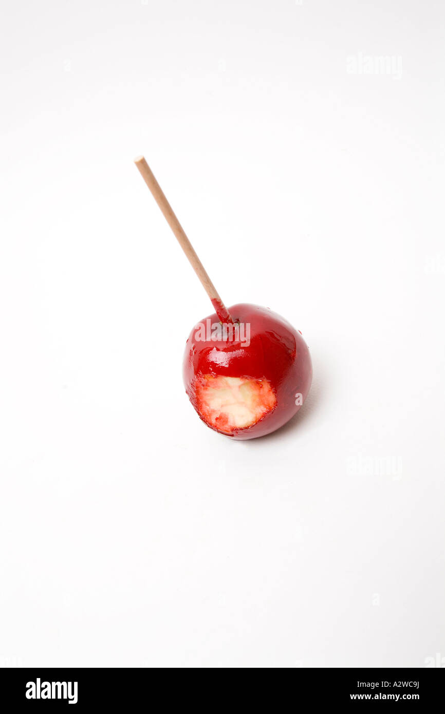 red candied apple - Red Candy Apples Stock Photo - Alamy