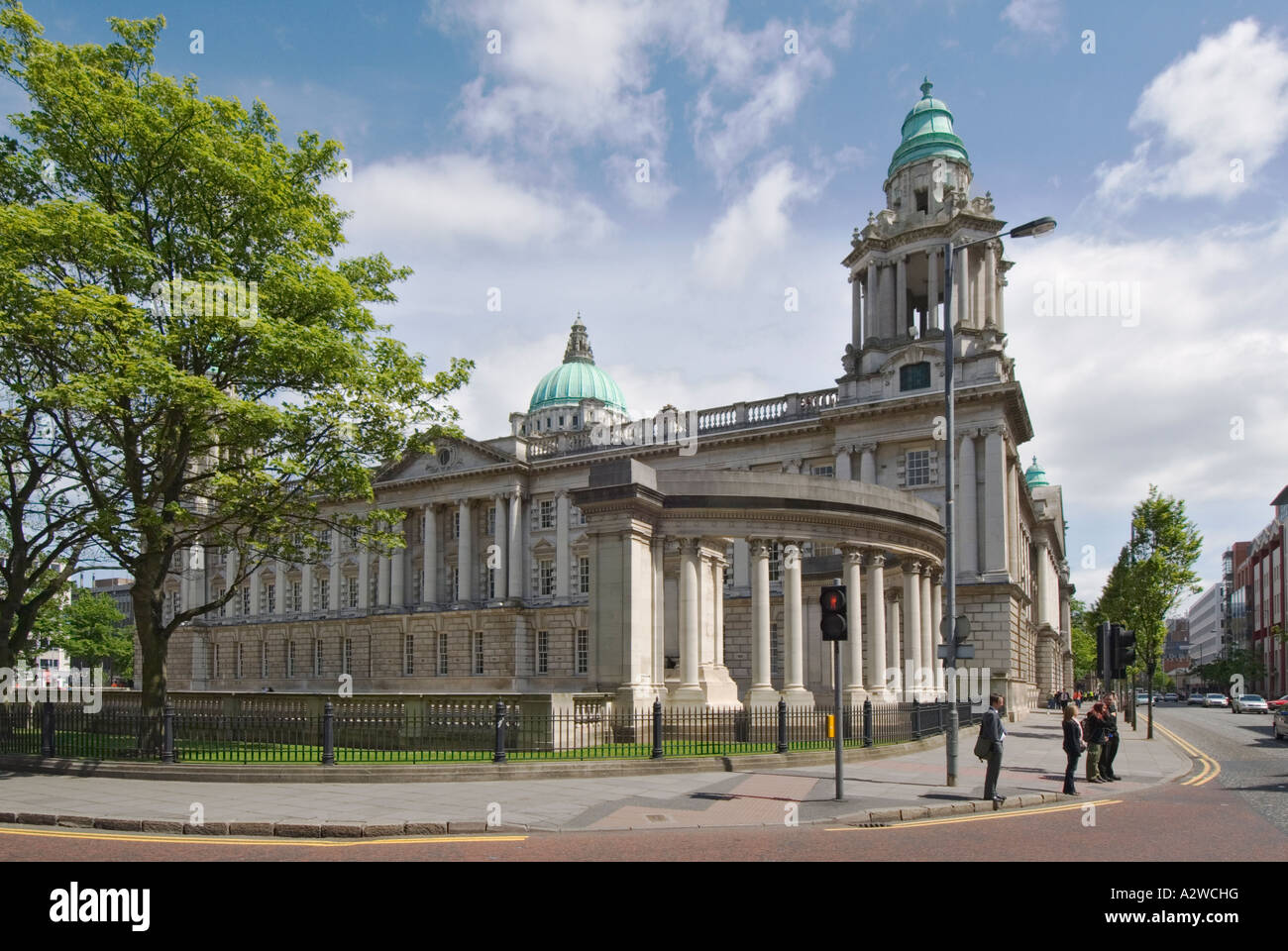 Northern Ireland Belfast Donegall Square City Hall Stock Photo - Alamy