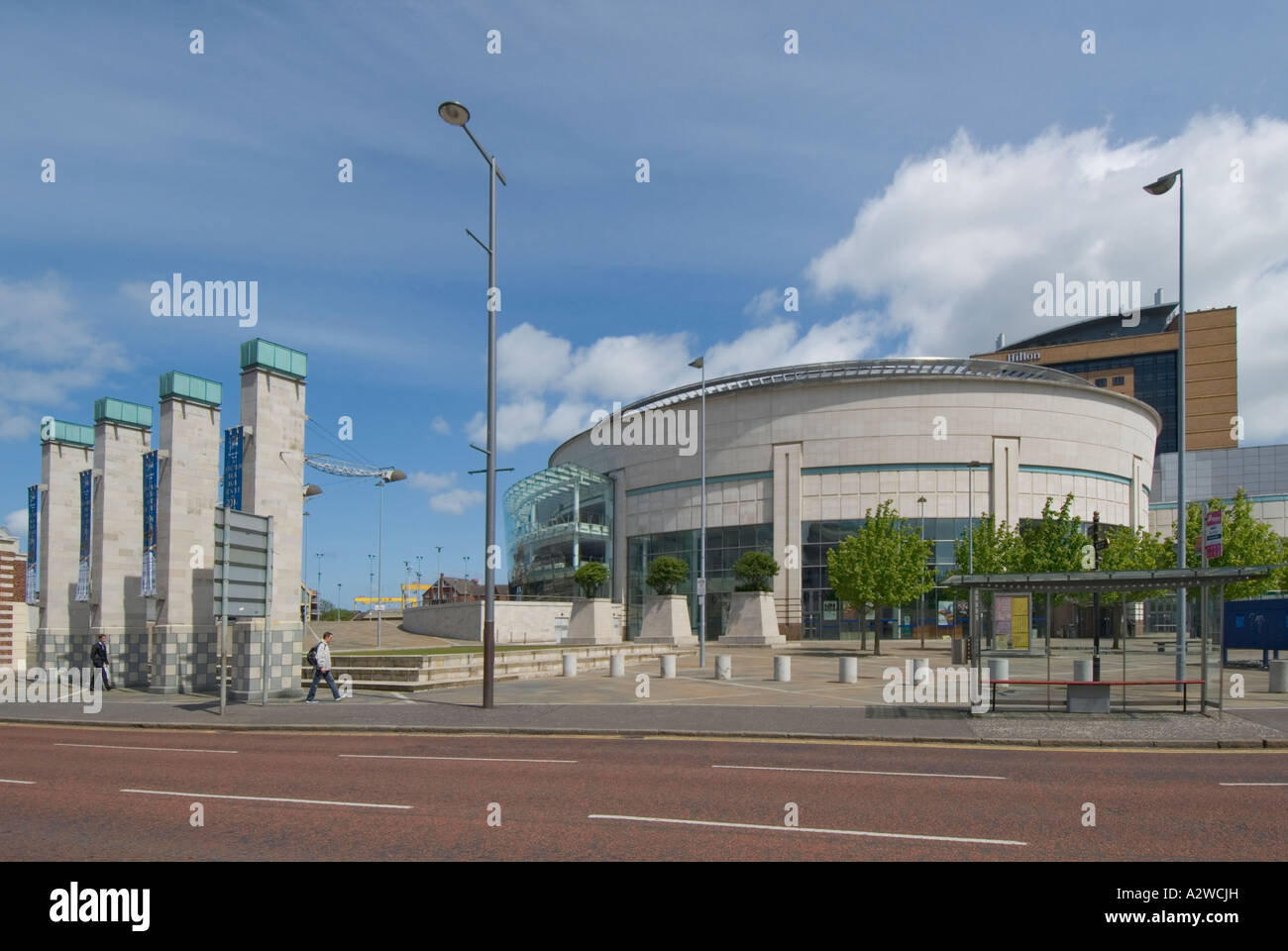 Northern Ireland Belfast Waterfront Hall Stock Photo - Alamy