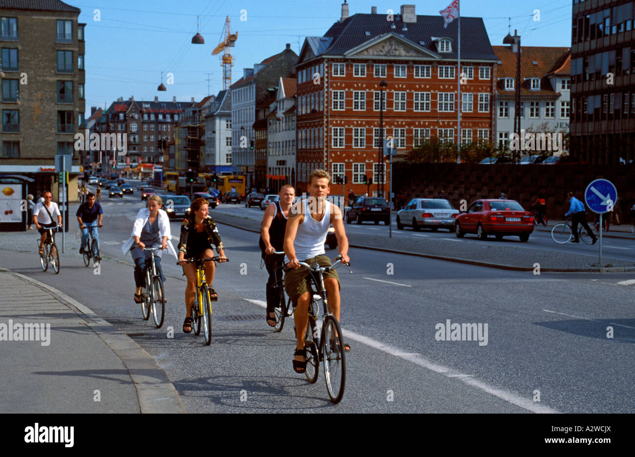Kopenhagen cycle path hi-res stock photography and images - Alamy