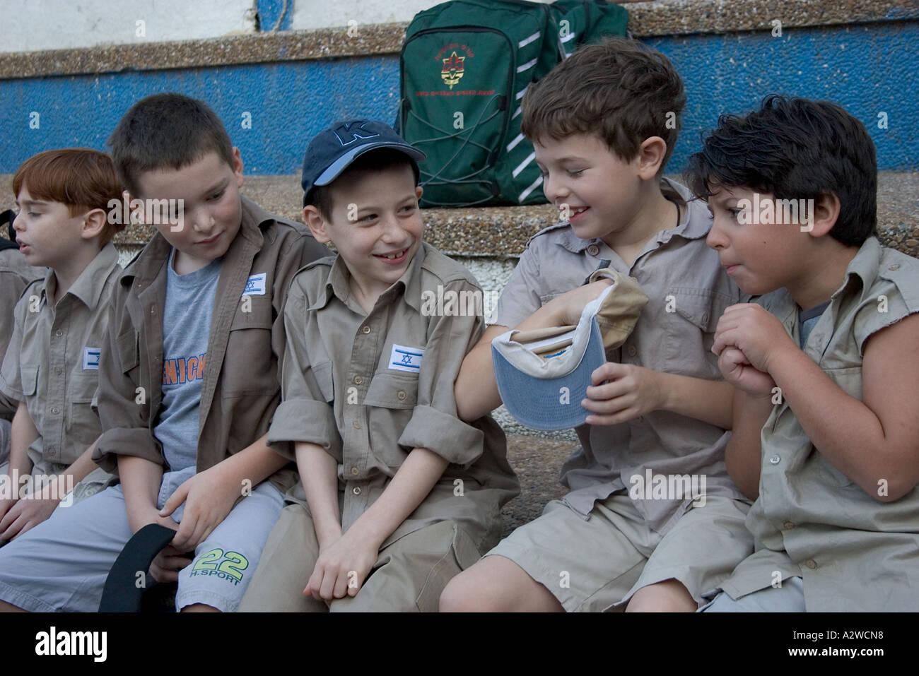 Children at the Israeli Scouts Youth Movement Stock Photo - Alamy