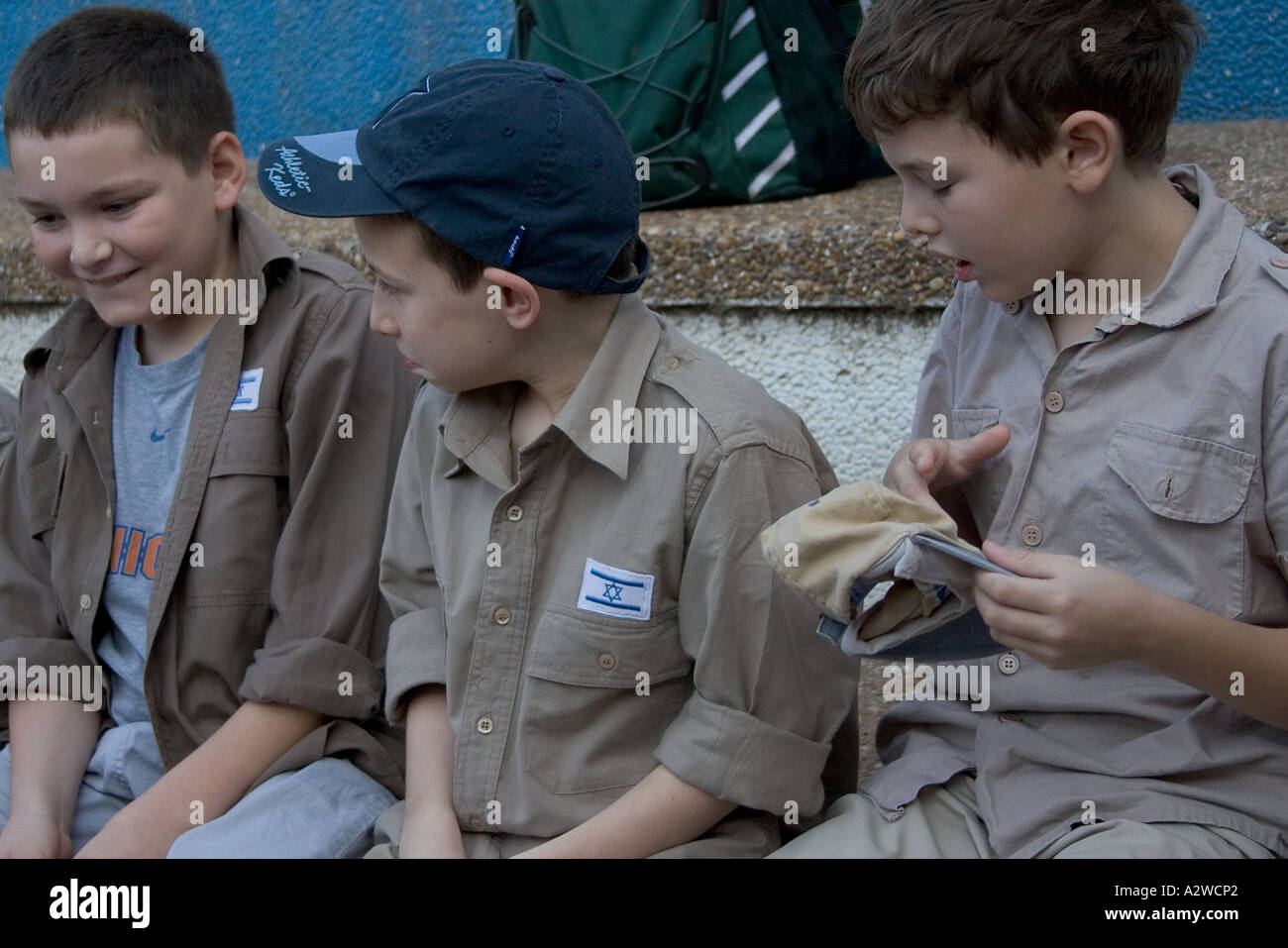 Children at the Israeli Scouts Youth Movement Stock Photo - Alamy