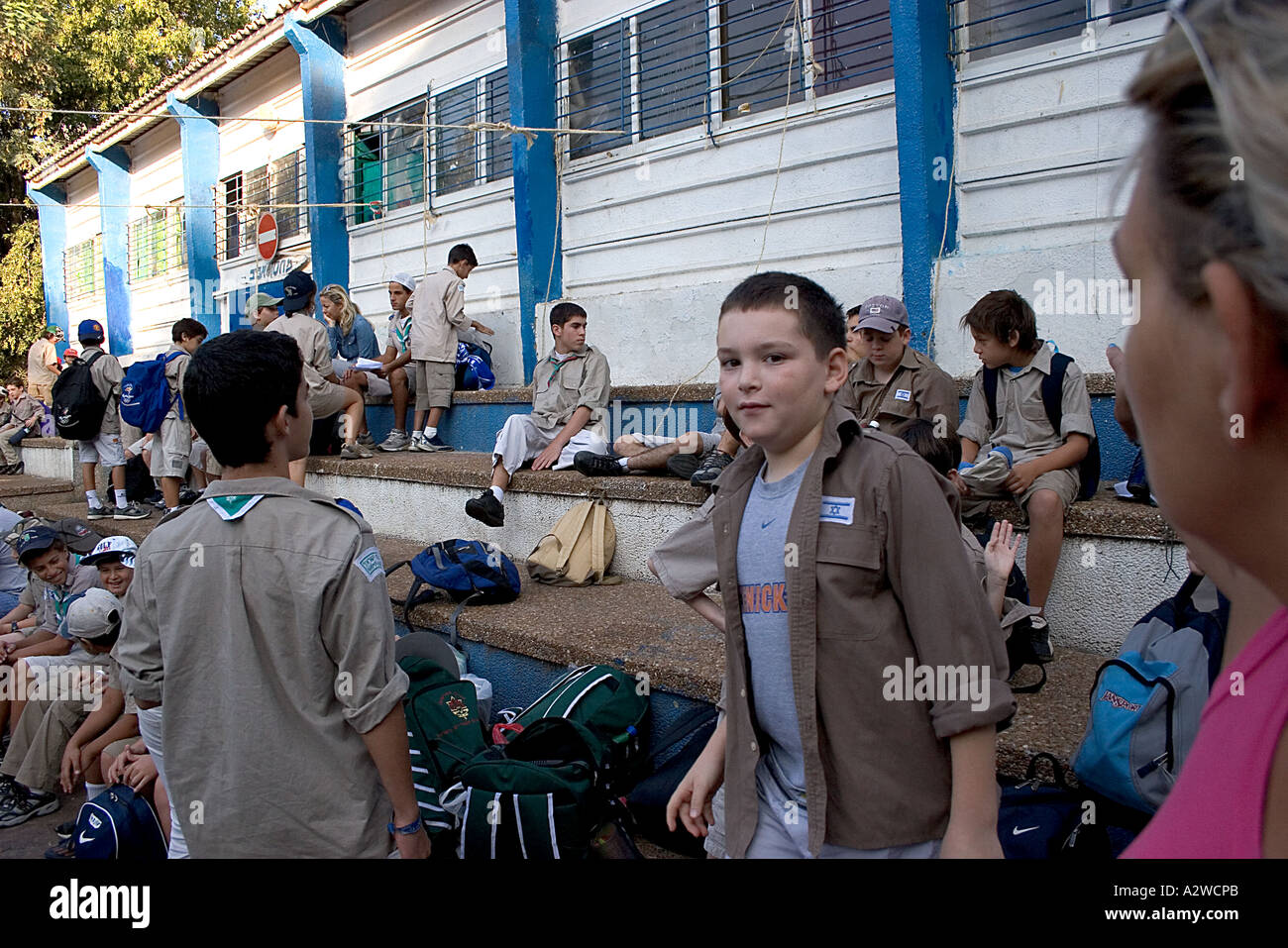 Children at the Israeli Scouts Youth Movement Stock Photo - Alamy