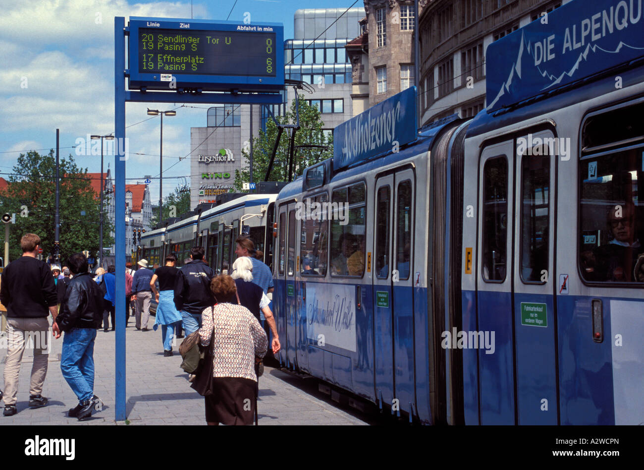Munich trams hi-res stock photography and images - Alamy