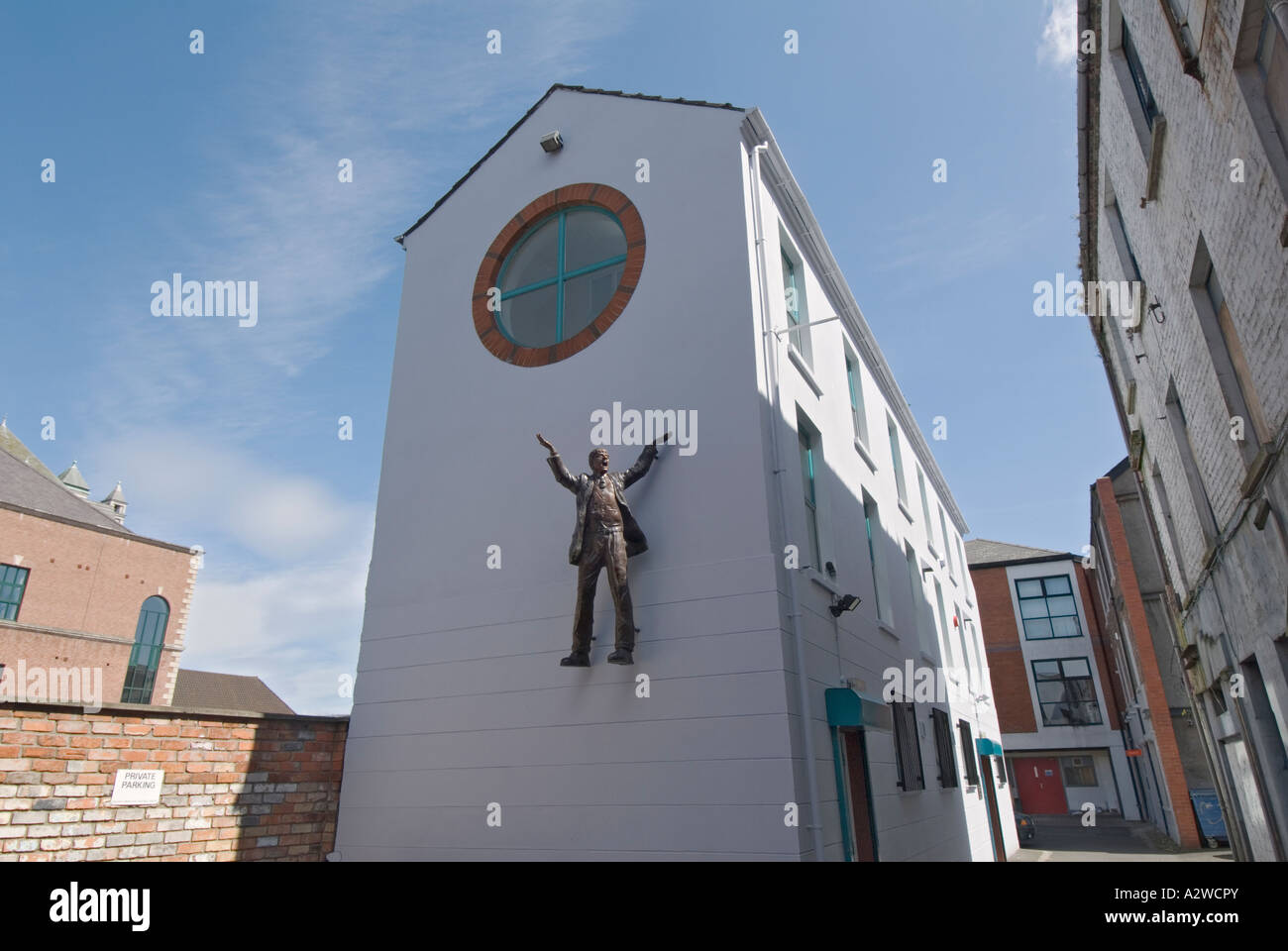 Northern Ireland Belfast statue of trade union leader James Larkin ...