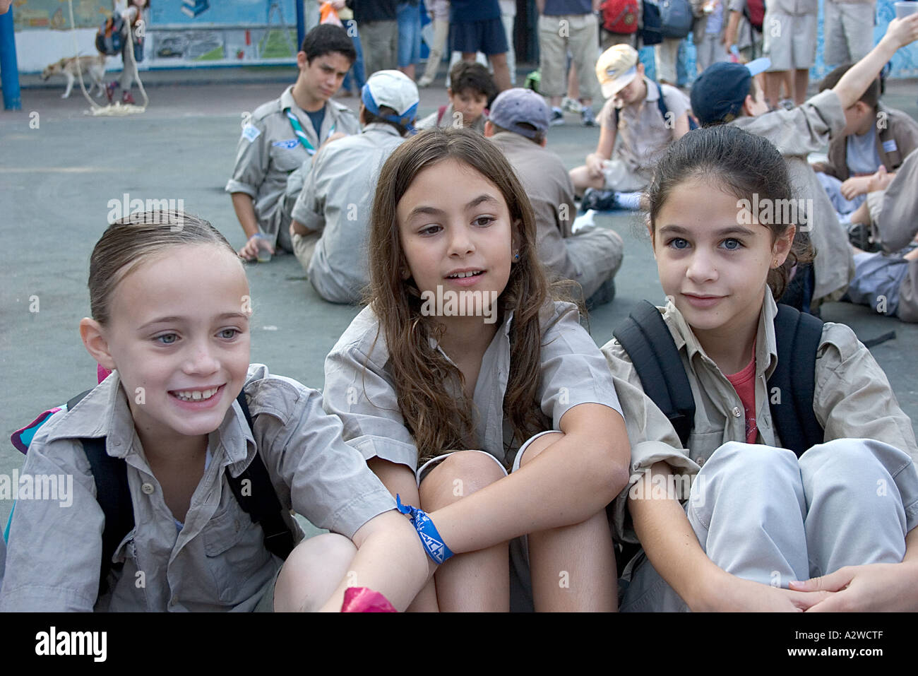 Children at the Israeli Scouts Youth Movement Stock Photo - Alamy