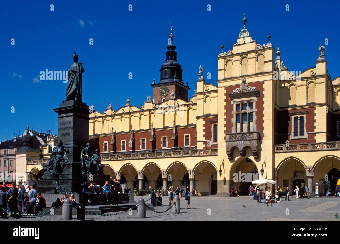 Poland Cracow the Cloth Hall on Market Square Stock Photo - Alamy