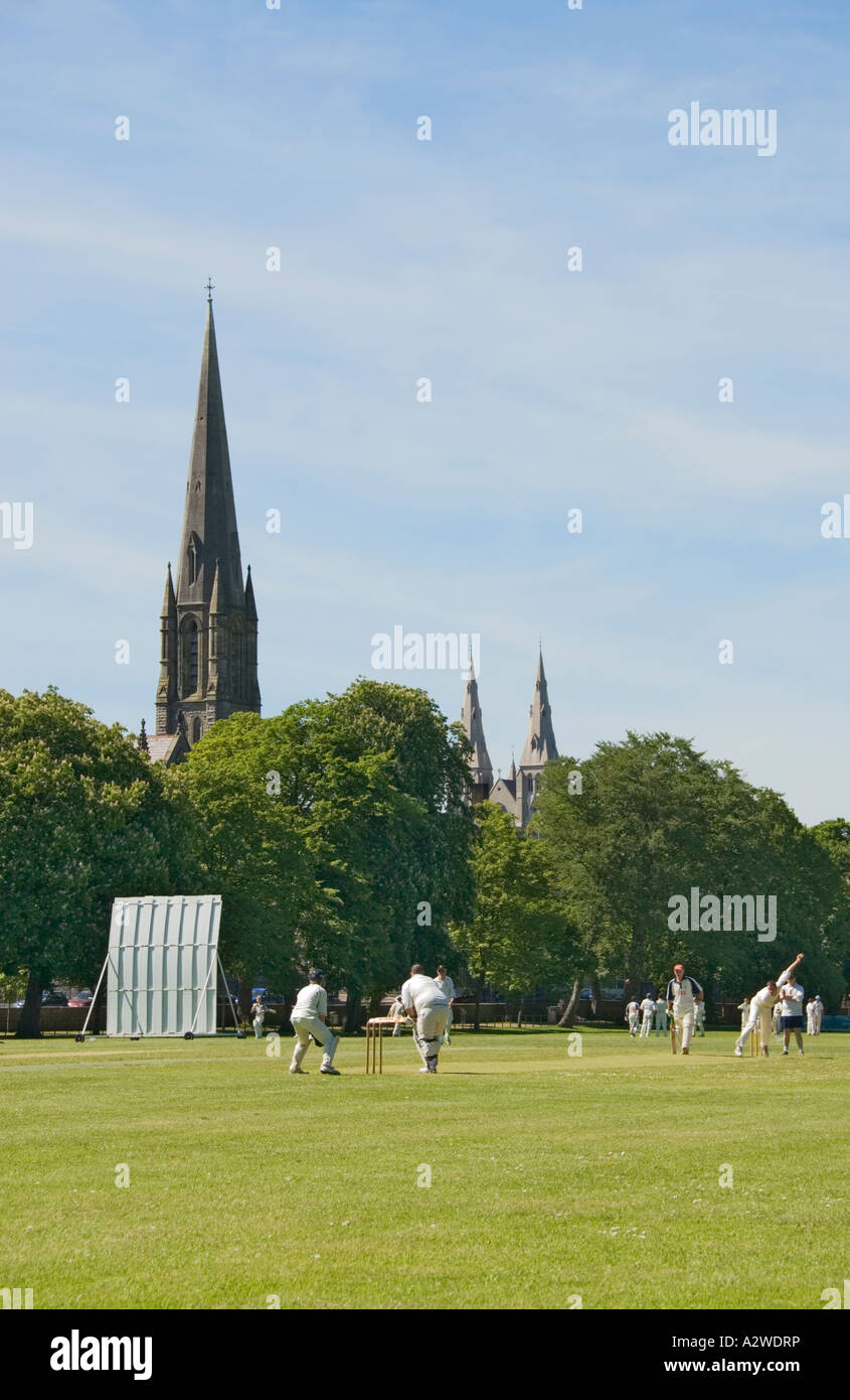 Northern Ireland Armagh The Mall cricket Stock Photo - Alamy
