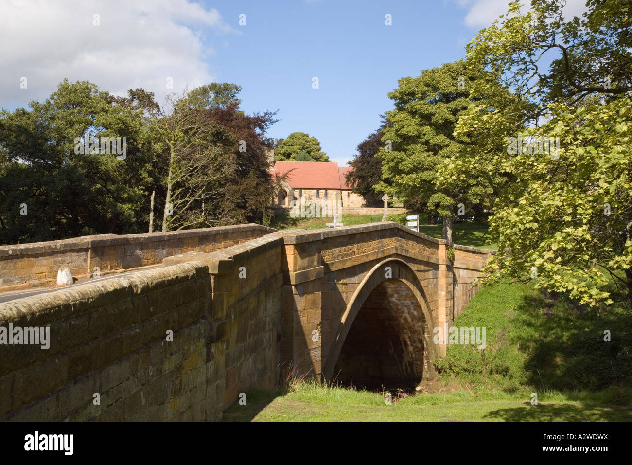 Road bridge over river esk hi-res stock photography and images - Alamy
