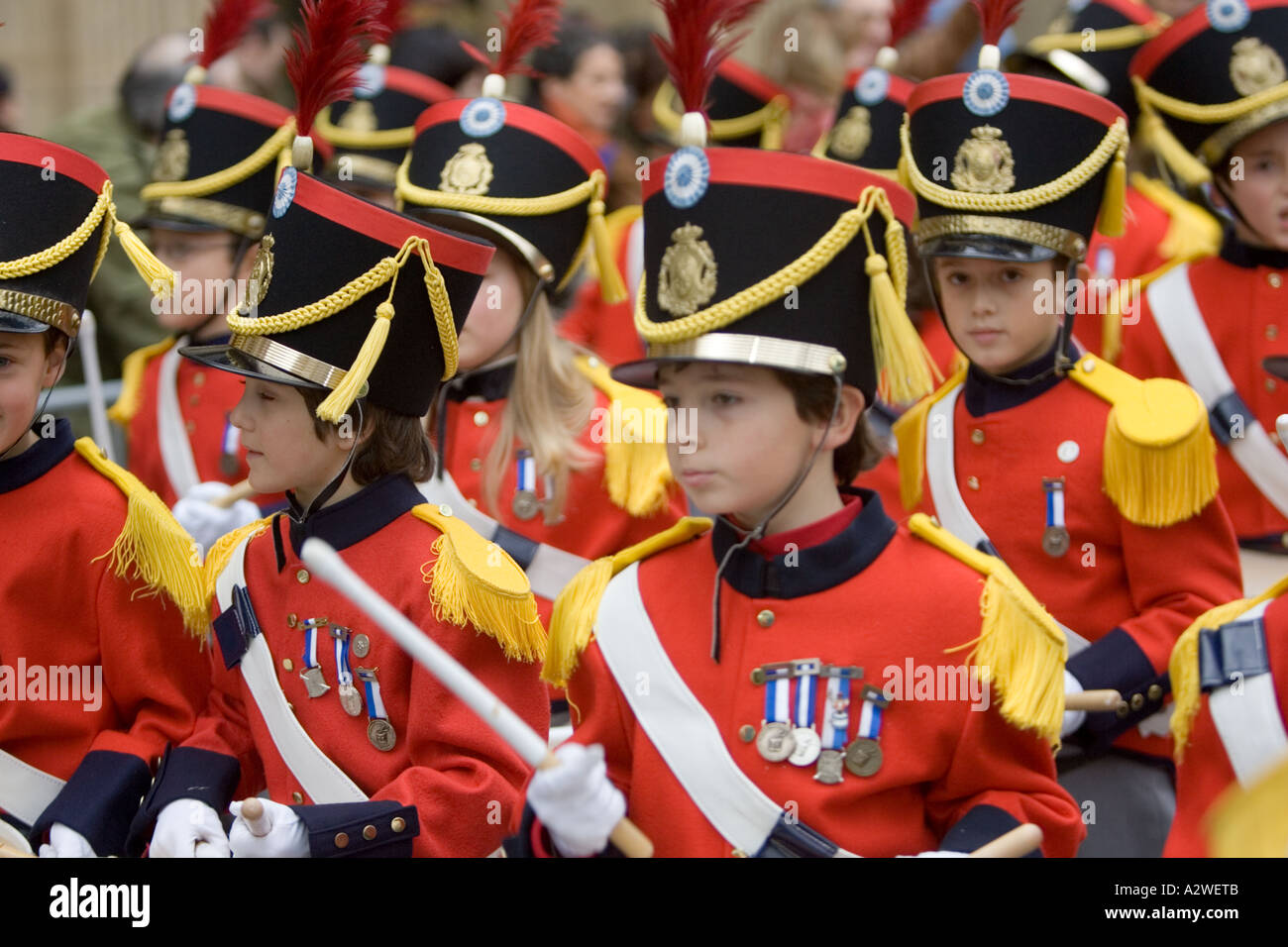 Basque traditional costume fiesta san hi-res stock photography and ...