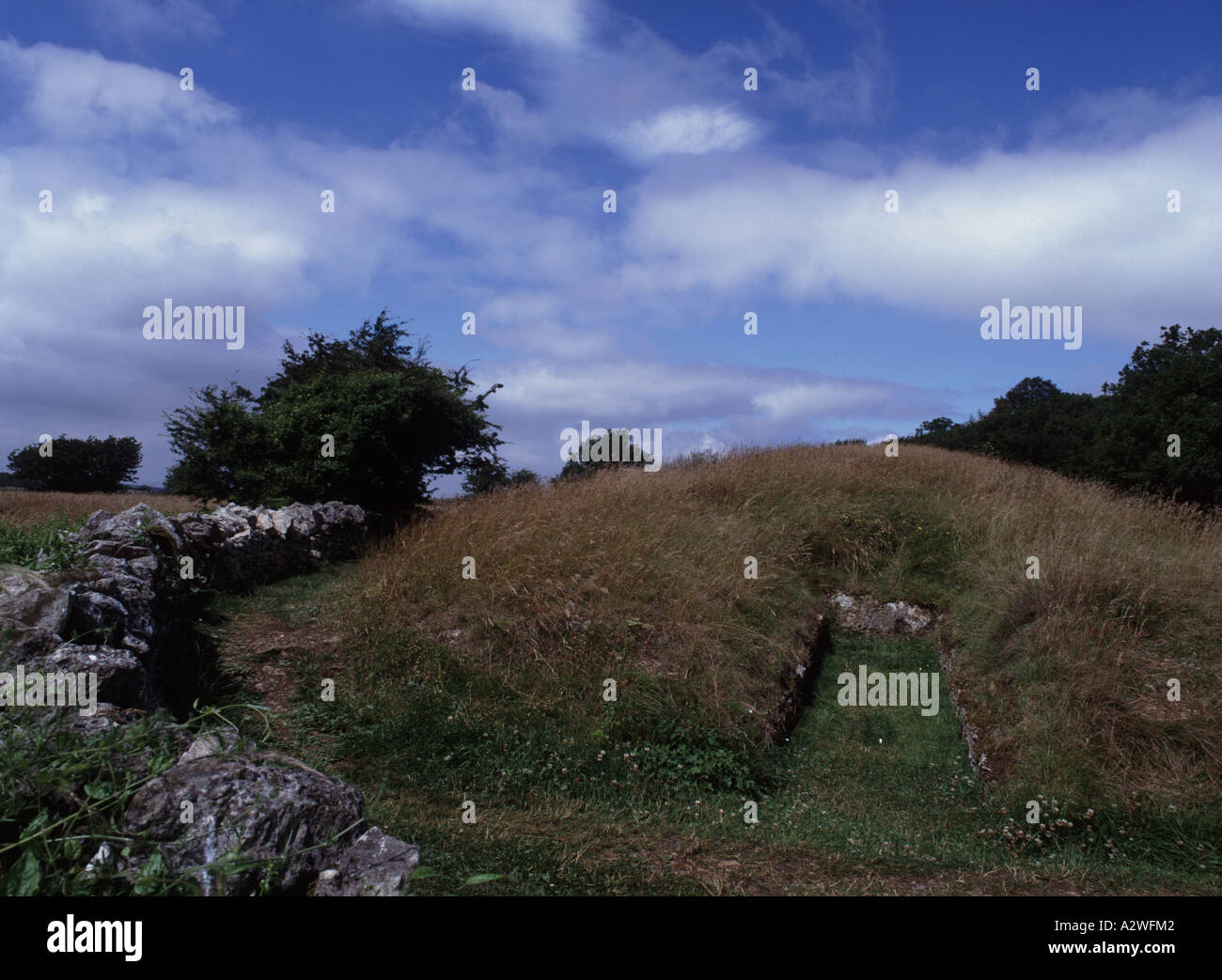 Belas Knap an impressive Neolithic old long barrow one of the best ...