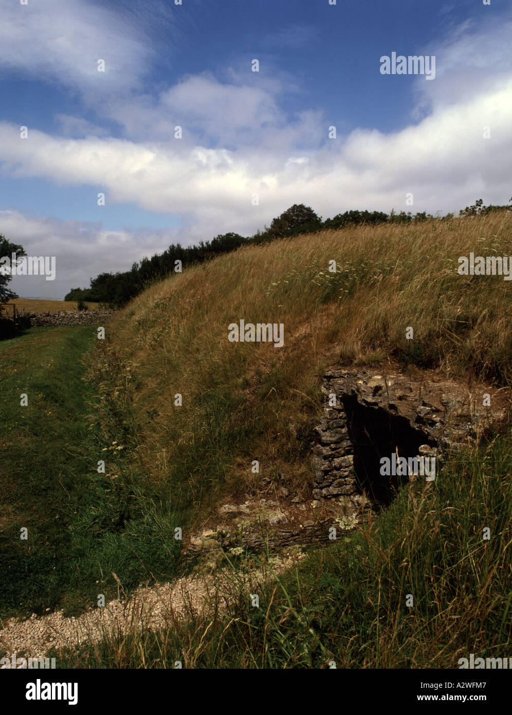Belas Knap an impressive Neolithic old long barrow one of the best ...