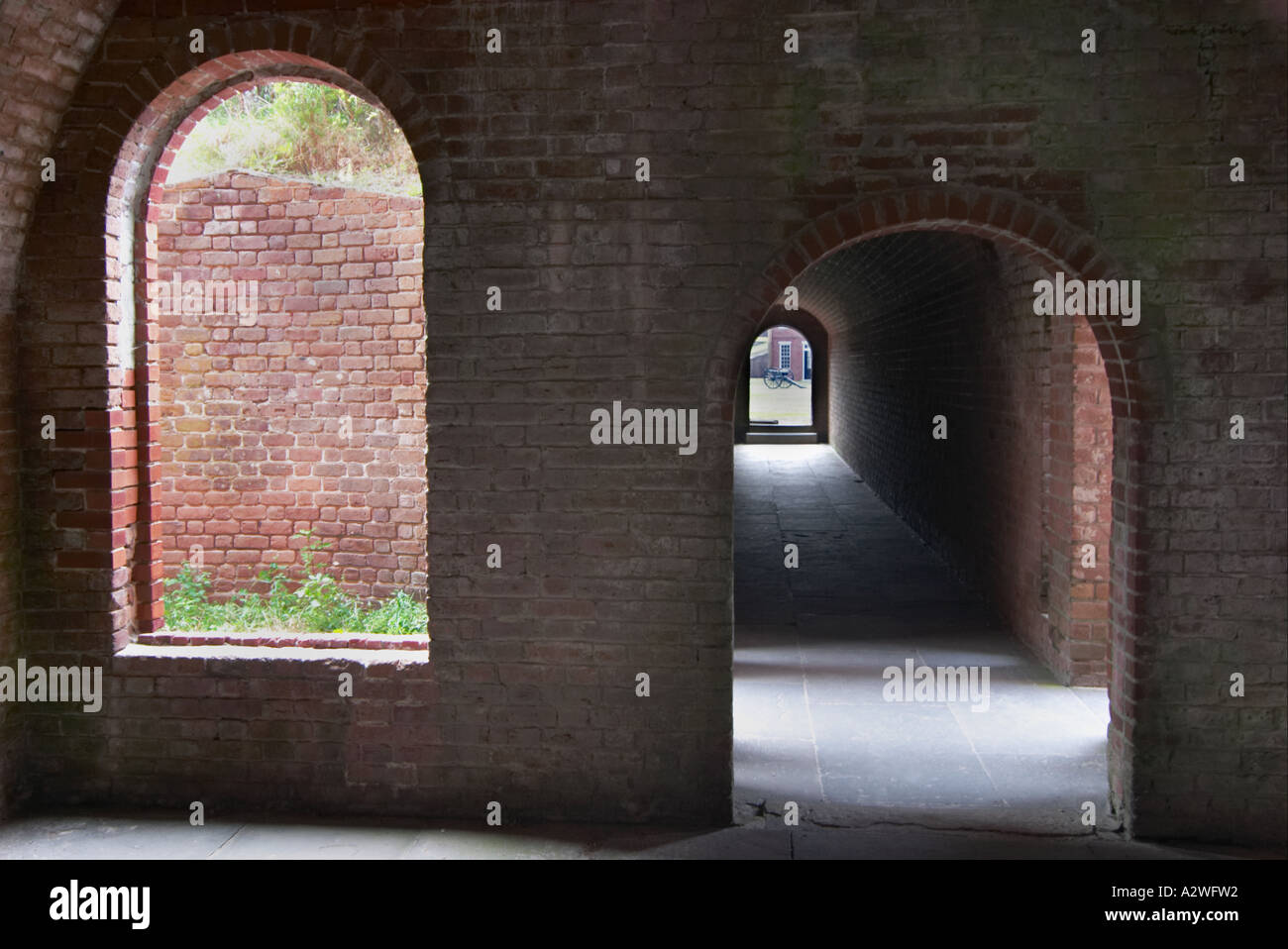 Fort Clinch built 1812 1868 State Park on Amelia Island in northeast ...