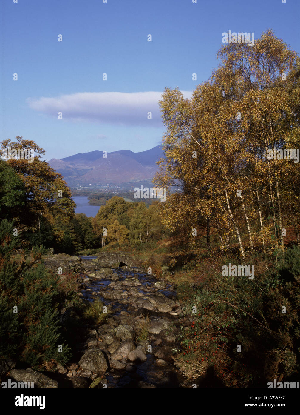One of the very best views in the Lake District, the view looking over ...