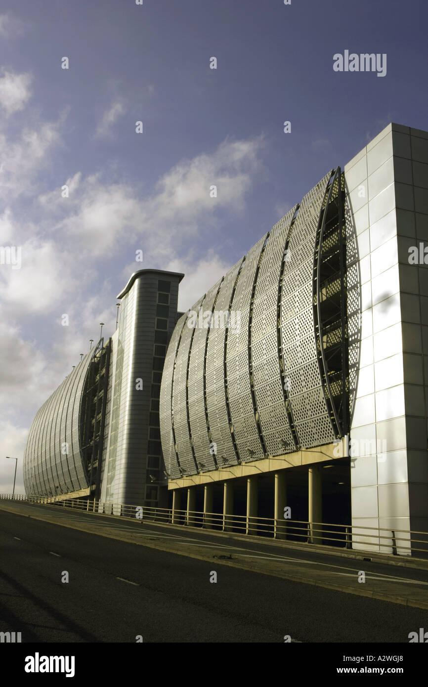 Modern looking Car Park at the Oracle Shopping and Leisure Complex in ...