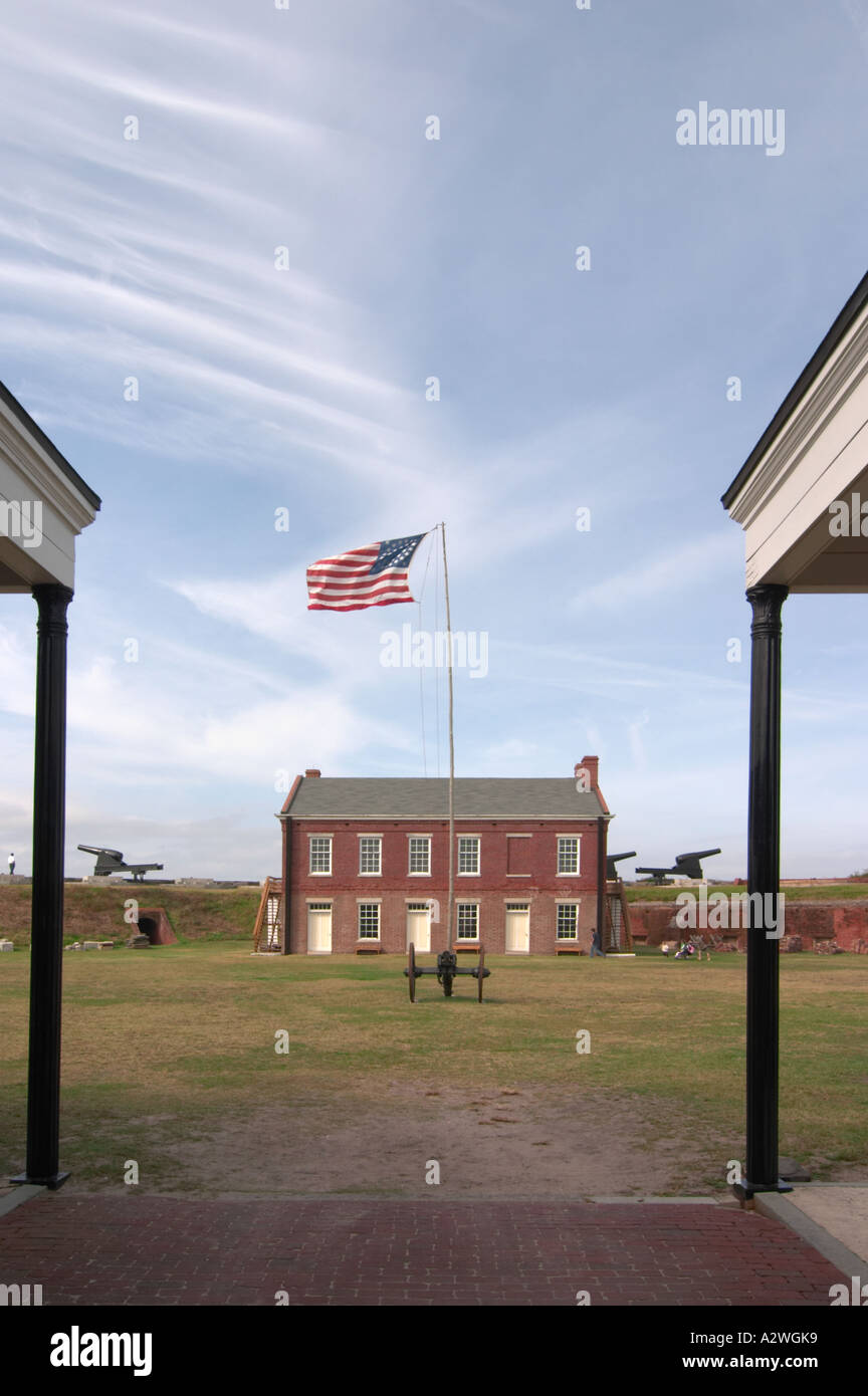 Fort Clinch built 1812 1868 State Park on Amelia Island in northeast ...