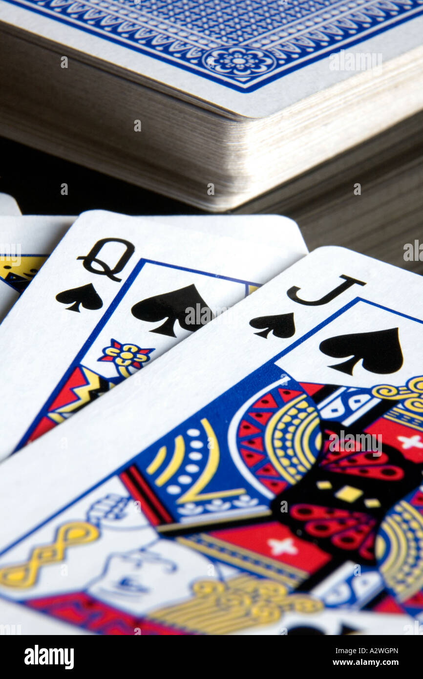 Hand of playing cards Stock Photo - Alamy